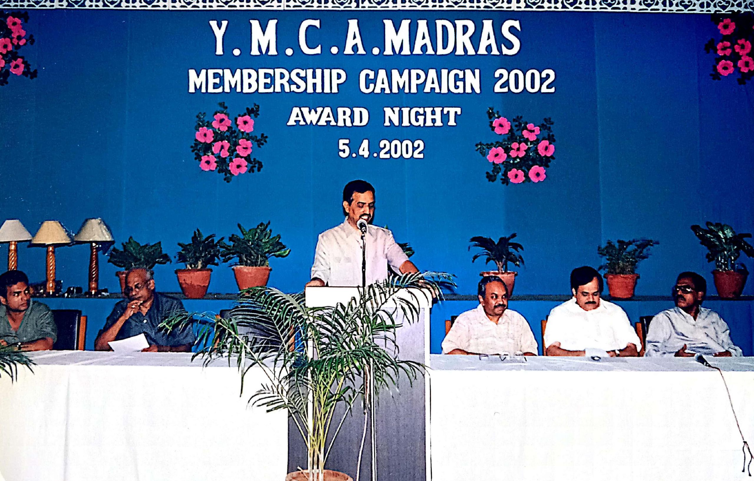 Membership Campaign Award Night – YMCA MADRAS