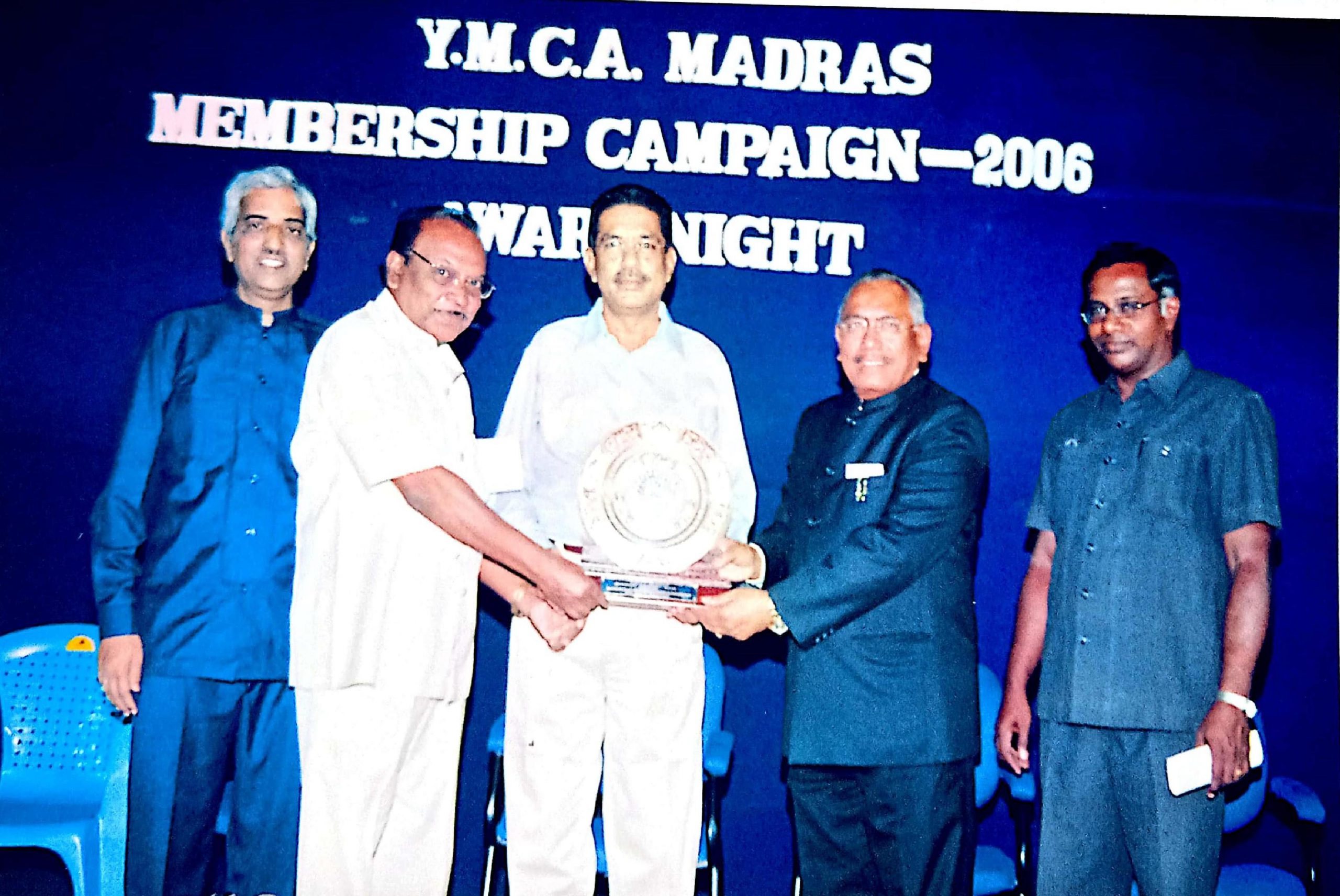Membership Campaign Award Night – YMCA MADRAS